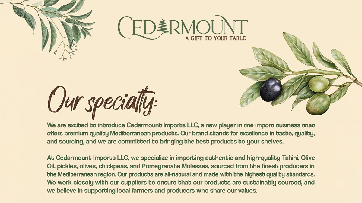 Cedarmount Foods – Cedar Mount Foods